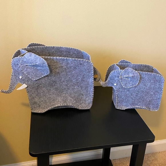 Other | Pottery Barn Elephant Storage Containers | Poshmark